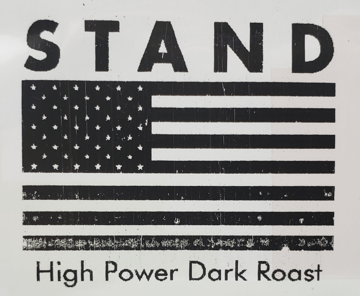STAND: High Power Dark Roast - MED-FINE GROUND – Beard Vet